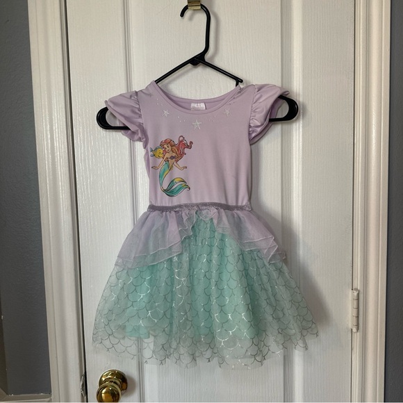 Disney | Dresses | Ariel The Little Mermaid Violet Teal Silver Tulle ...